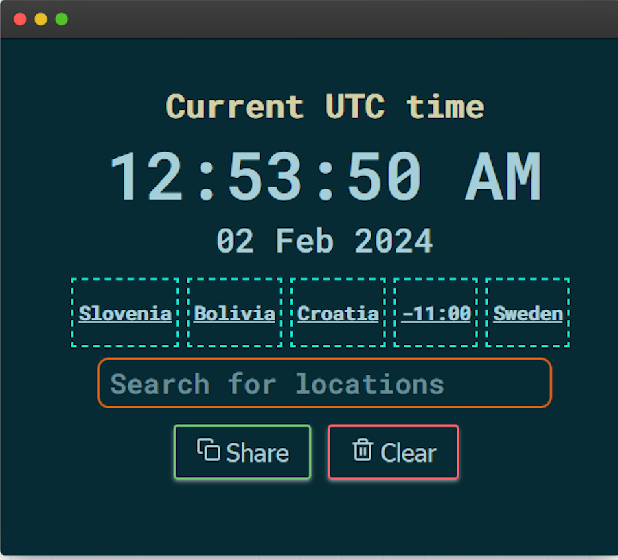 Current Time UTC:Time zone converter: fast times for any location - Launched.io