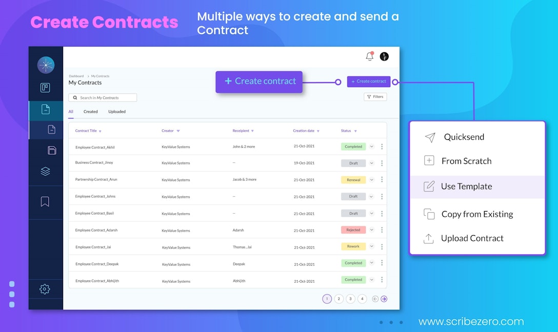Scribe Zero:Scribe Zero is a B2B SaaS Contract Lifecycle Management ...