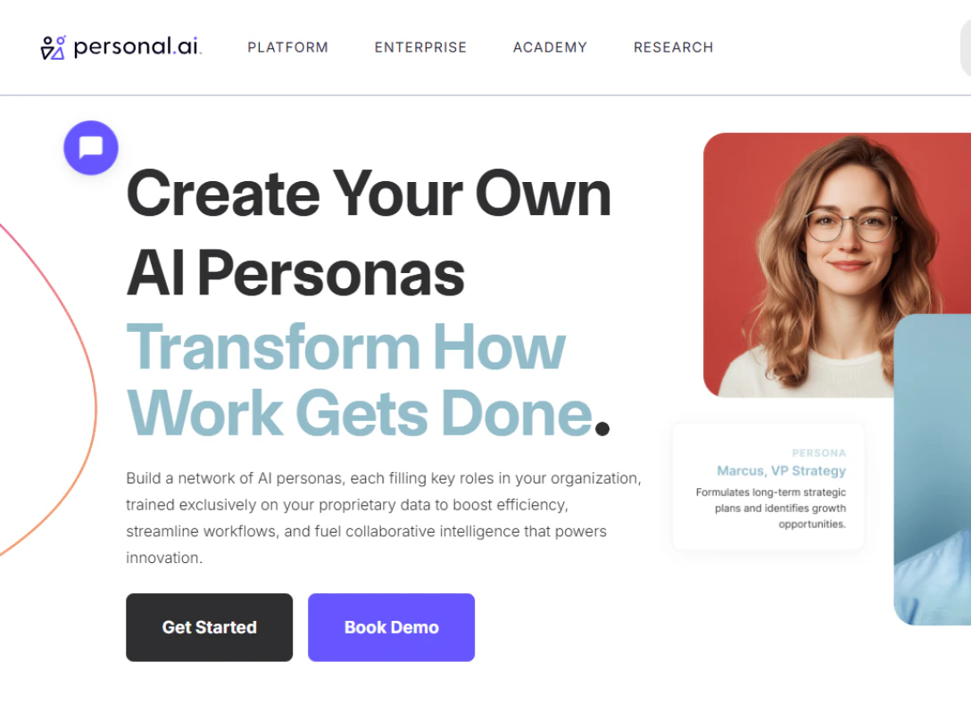 Personal AI:Custom AI agents trained on proprietary enterprise data ...