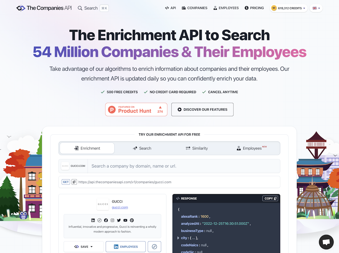 The Companies API:The Enrichment API To Search 54 Million Companies ...