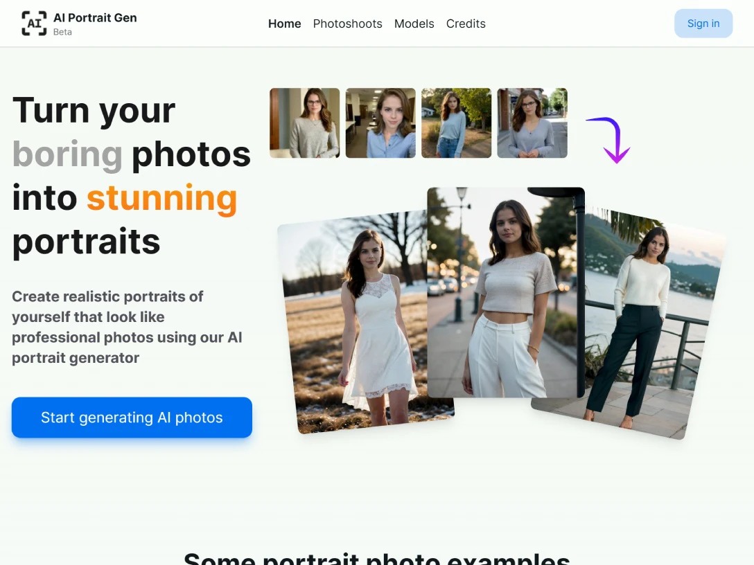 AI Portrait Gen:Create realistic portraits of yourself that look like ...