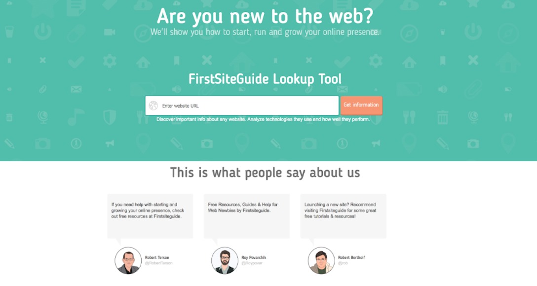First Site Guide:Free Tools, Guides & Resources For Web Newbies ...