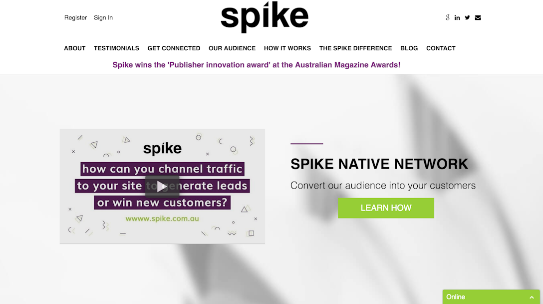 Spike Native Network:A platform that helps you generate leads through ...