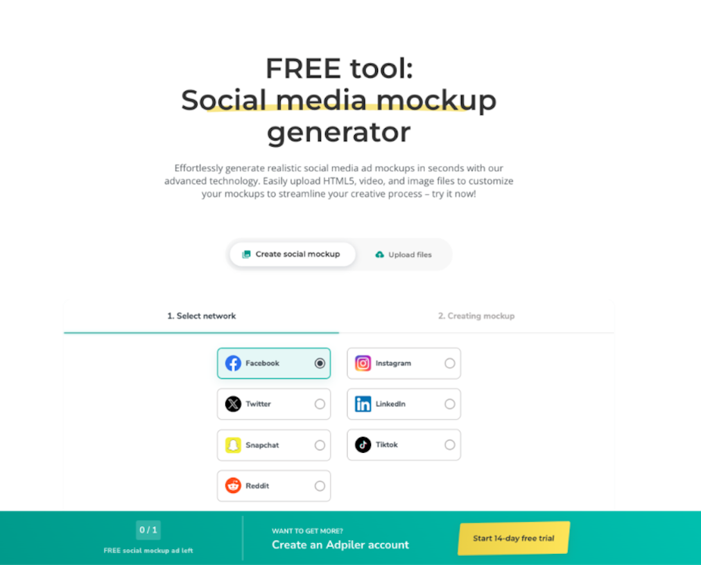 Adpiler - Social mockup generator:Create free social media mockups ...