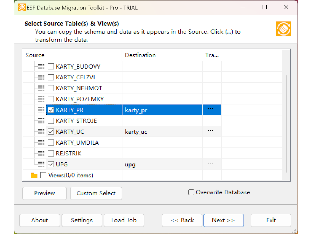 ESF Database Migration Toolkit:Database Migration Toolkit - Launched.io