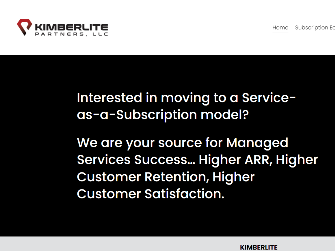 Kimberlite Partners:Services consulting for software publishers and VARs - Launched.io