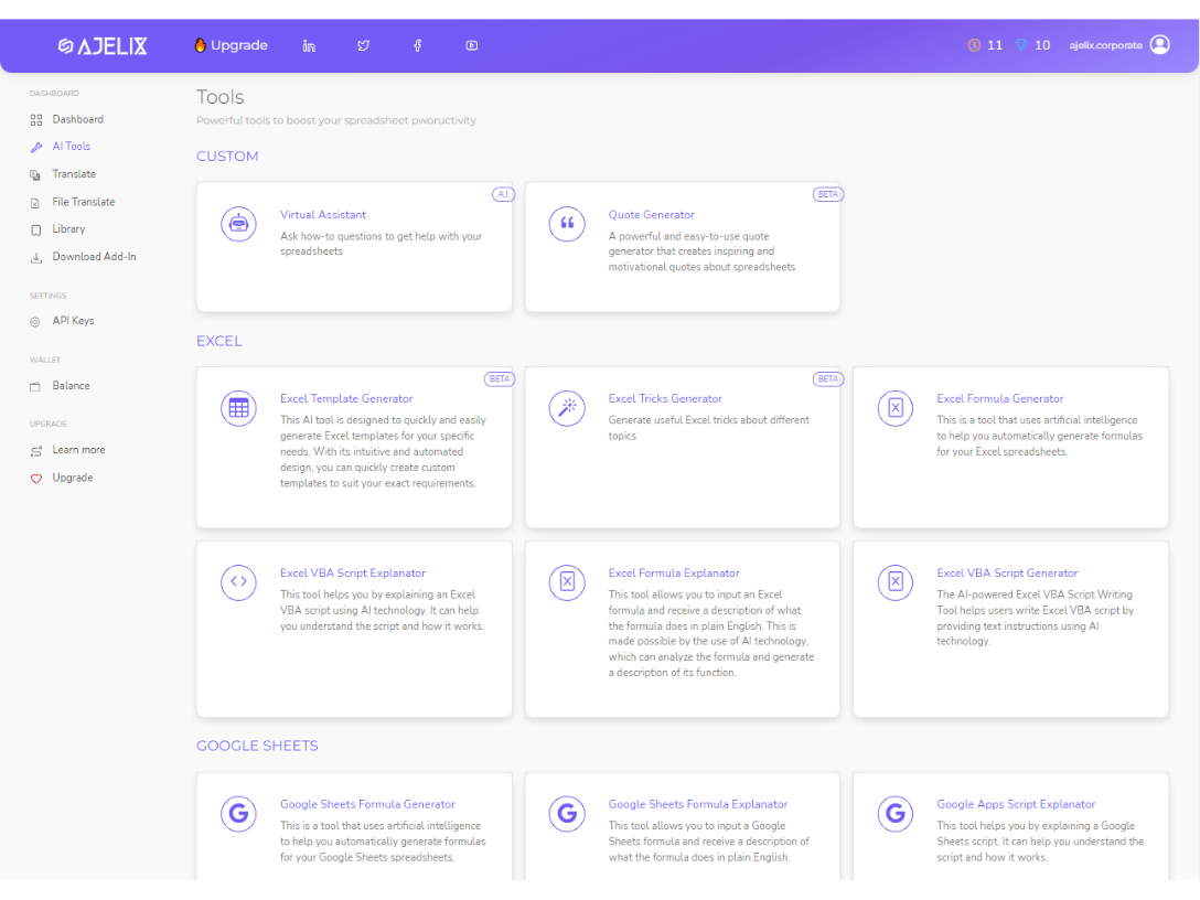 Ajelix AI Excel Assistant:AI Excel Assistant helps users generate Excel ...